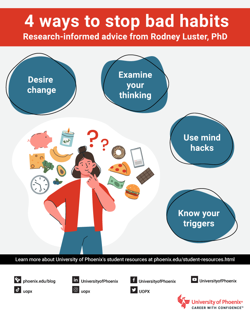 How to kick bad habits | University of Phoenix